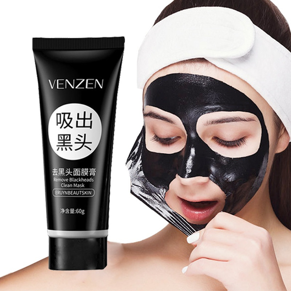 Blackhead Remover Black Mask Face Care Mud Acne Treatment Peel Off Nose