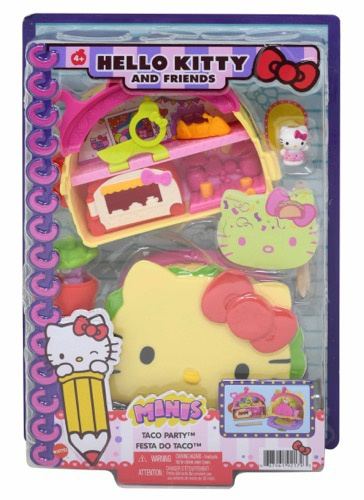 Mattel Hello Kitty Taco Party Compact Miniature Playset with Sanrio ...