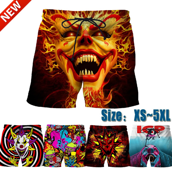 New Insane Clown Posse 3D Printed Shorts Fashion Clown Posse Icp Joker ...