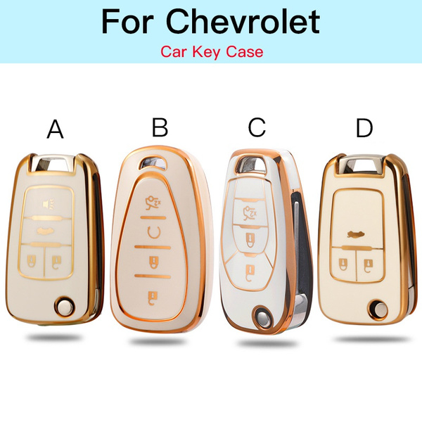TPU Car Key Case Key Cover For Chevrolet Cruze Aveo Trax Sail Malibu ...
