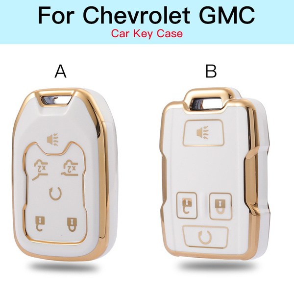 TPU Car Key Case Key Cover For Chevrolet Yukon Suburban Saboban Tahoe ...