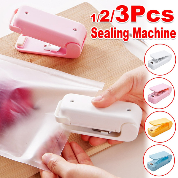 3PCS/2PCS/1PC - New Mini Heat Bag Sealing Machine Package Sealer Bags ...