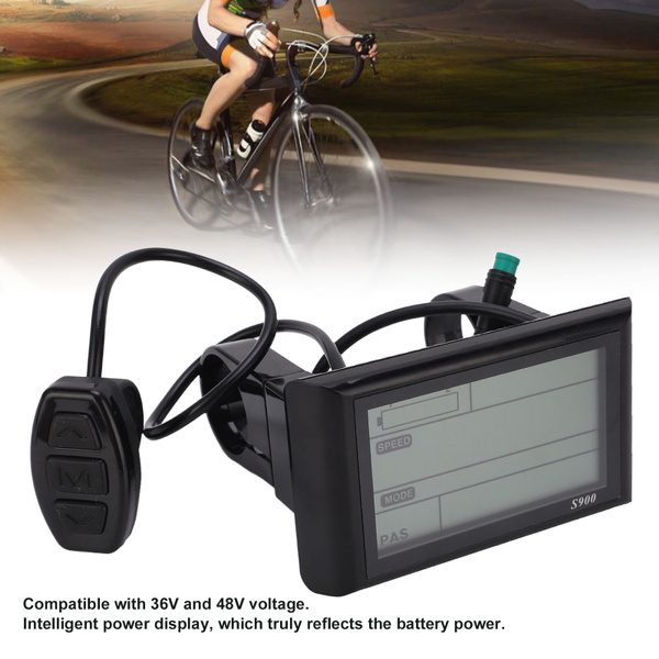 36V 48V E-Bike LCD Display, S900 Electric LCD Bike Display Meter ...