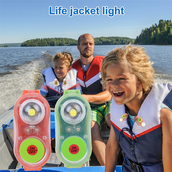 Surfing Life Jacket Light LED Lithium Life Vest Light Seawater Self ...