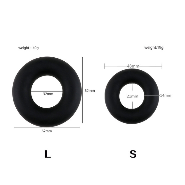 Big Silicone Penis Ring Lock Sperm Delay Rings for Men Delay ...