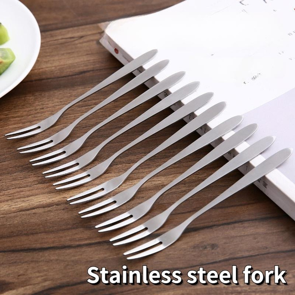 Stainless Steel Fruit Forks, Household Ice Cream Forks, Fruit Forks ...