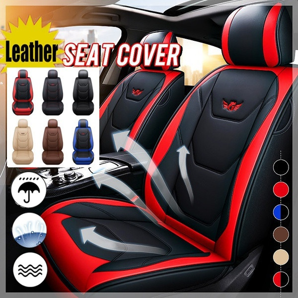 Universal Car Seat Cover Luxury Full Car Seat Mat Covers Cushion PU ...