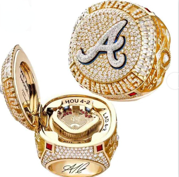 2021 MLB Atlanta Braves Championship Ring flip design ring for both men ...