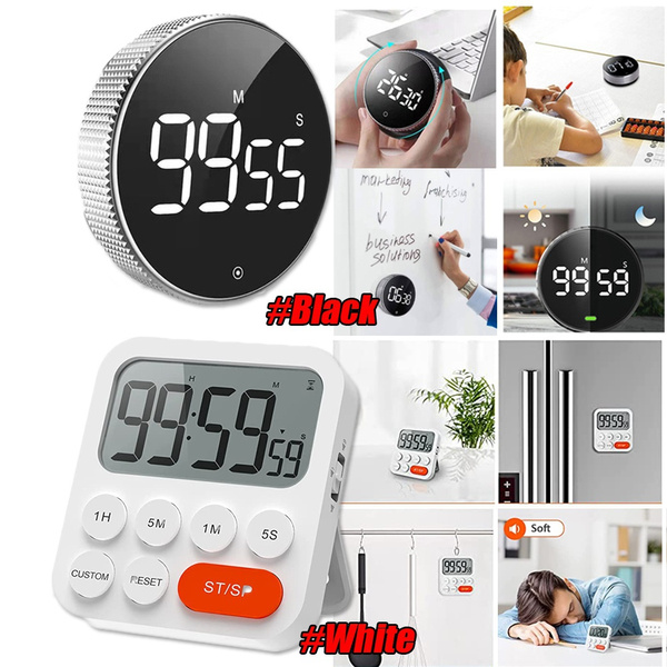 2 Style Updated Magnetic LED Digital LCD Display Kitchen Cooking Shower ...