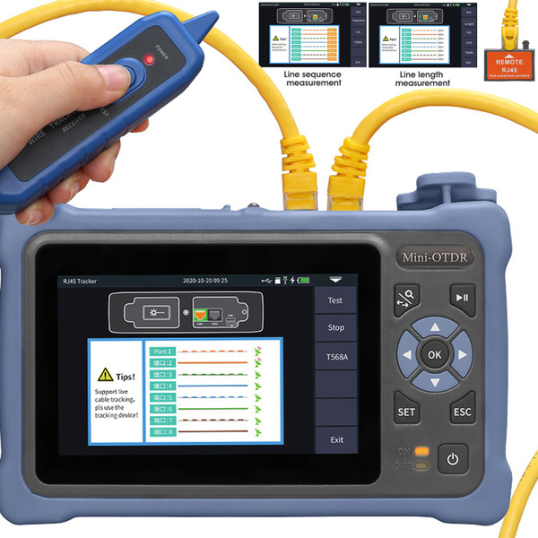 Optical Time Domain Reflectometer OTDR Optical Fiber Tester 5m To 100km ...