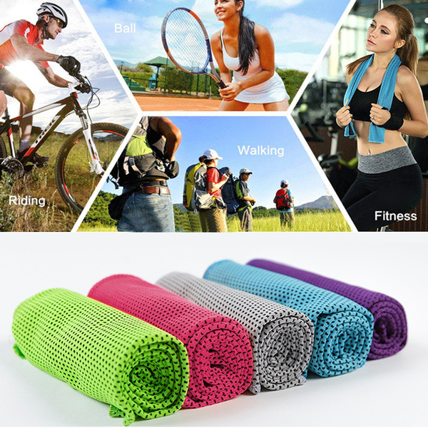 5 Pack Ice Cold Instant Super Cool Towel Ice Cooling Towel for Sports ...