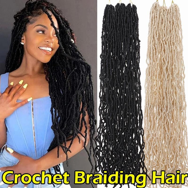 S-noilite 21 Strands Soft Locs Crochet Hair Butterfly Faux Locs Crochet ...