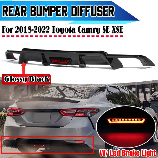 For 2018-2022 Toyota Camry SE And XSE Models Car Rear Bumper Diffuser W ...