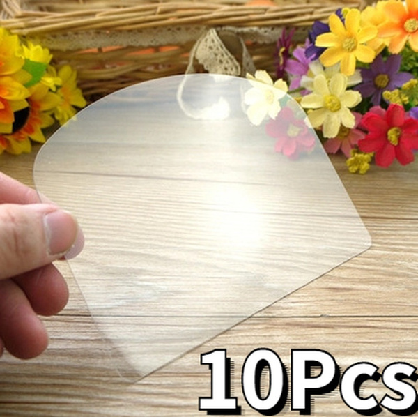 10pcs/Lot Transparent Cake Scraper Practical Plastic Soft Dough Cutter ...