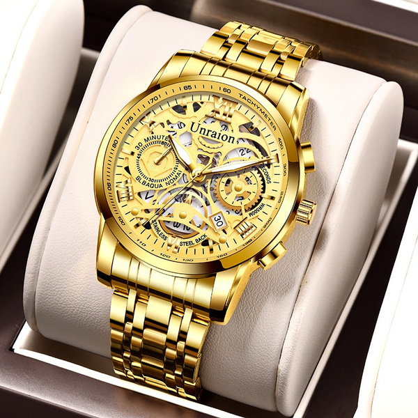 Men's Luxury Business Watch High Quality Quartz Watch Stainless Steel ...