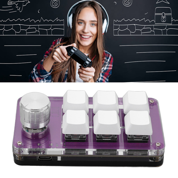 Mini 6-Key Keypad Mechanical Gaming Keyboard, Set By Yourself ...