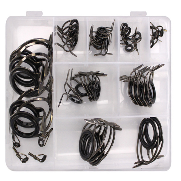 Fishing Rod Repair Kit 45/85 Pieces Mixed Size Fishing Rod Guide Rings ...
