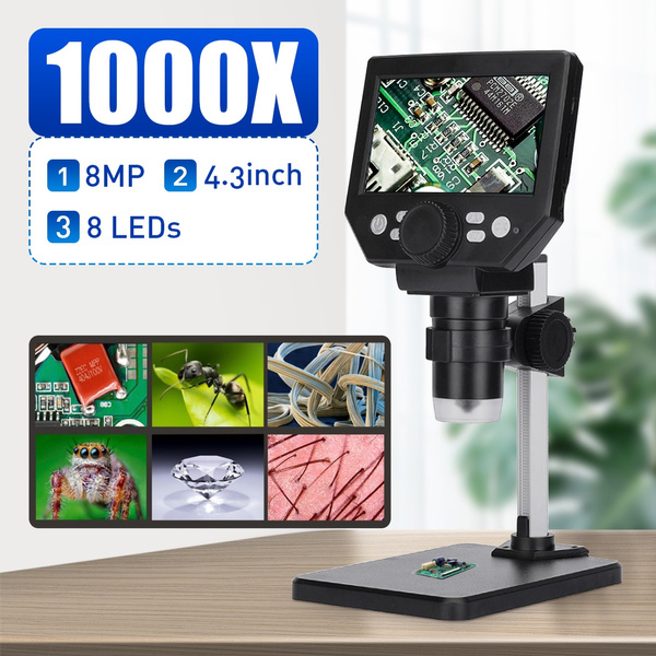 MUSTOOL G1000 Portable Digital Microscope 4.3 Electronic HD Video ...