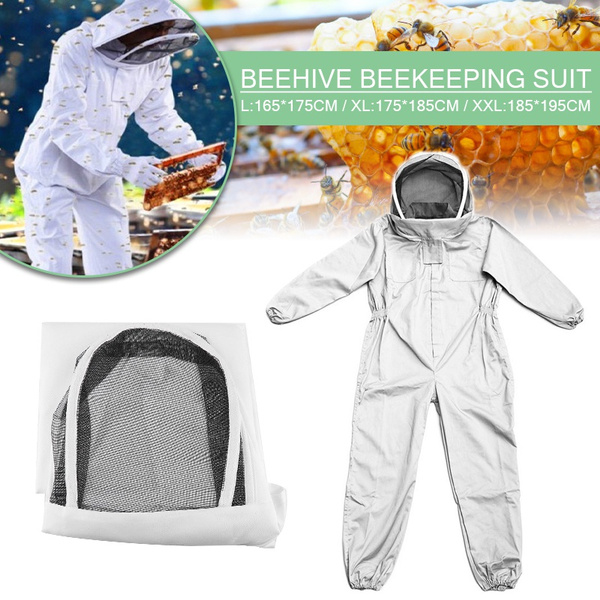 Beekeeping Protective Clothing Safty Veil Hat Full Body Anti-bee Suit ...
