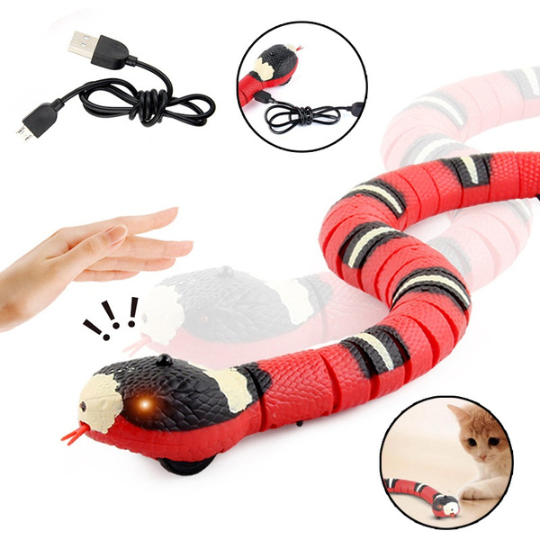 Interactive Cat Toys Smart Sensing Snake Automatic Eletronic Snake Cat ...
