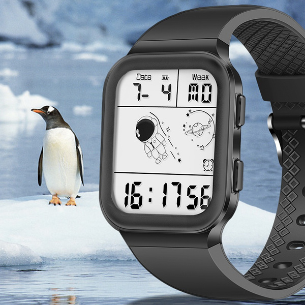 LIGE Electronic Men Watch LED Digital Luminous Waterproof Watches For ...