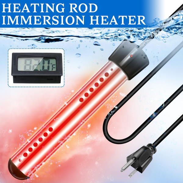 1500W Immersion Heater Electric Portable Bucket Heater Stainless-steel ...