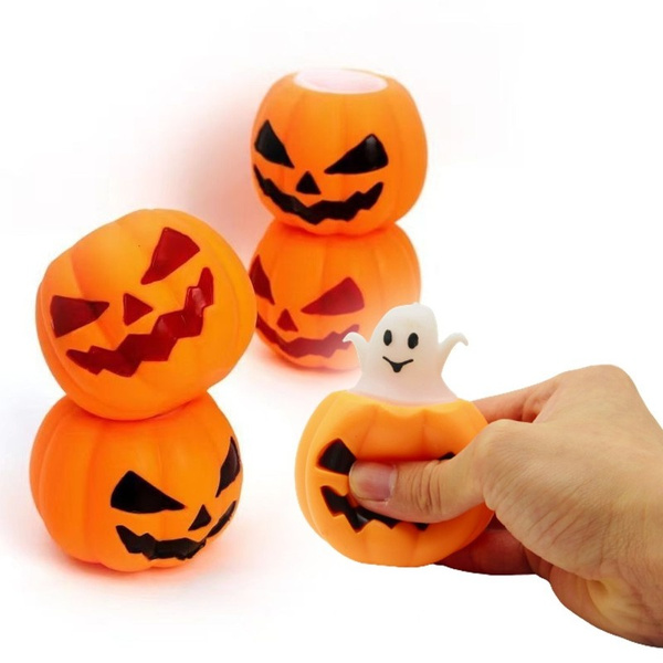 Pumpkin Toys Ghost Pumpkin Stress Ball Relieve Stress Fidget Toys ...