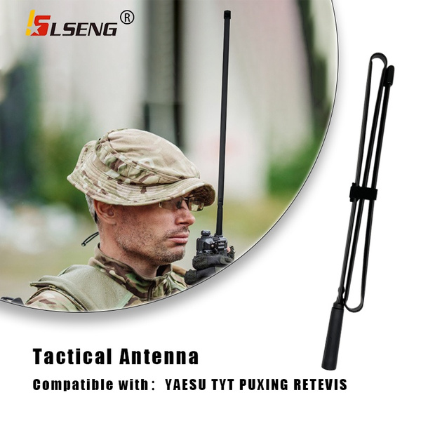 LSENG Tactical Antenna 144/430MHZ Dual Band VHF UHF High Gain Radio ...