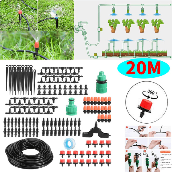 20M Drip Irrigation System Automatic Irrigation Drip Kit Auto ...