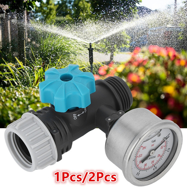 G3/4in Water Pressure Regulator Valve With Pressure Gauge Greenhouse ...
