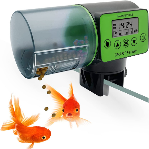 Smart Aquarium Mini Automatic Fish Feeder Vacation Auto Fish Tank ... Smart Aquarium Mini Automatic Fish Feeder Vacation Auto Fish Tank ...