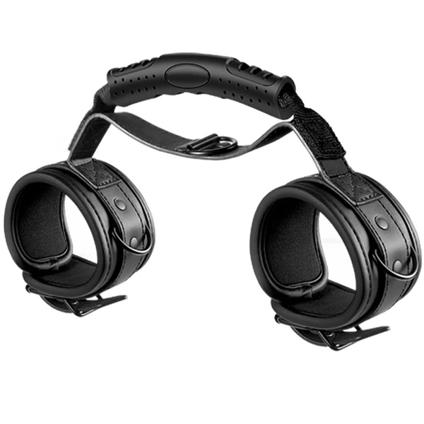 Handcuff with Handle Restraint Kit - SEXY SLAVE Doggy Style Sex Bondage ...