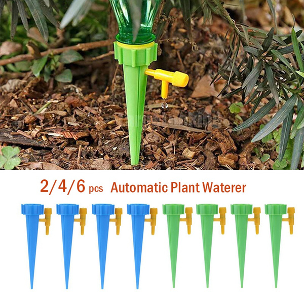 2/4/6 Pcs Automatic Watering System Adjustable Plant Water Feeder Self ...