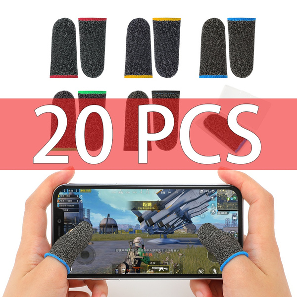 20Pcs New Finger Cover Game Controller For PUBG Sweat Proof Non-Scratch ...