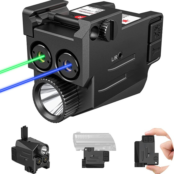 Laser Sight Combo Max 500 Lumens USB Recharge For Hunting Tactical ...