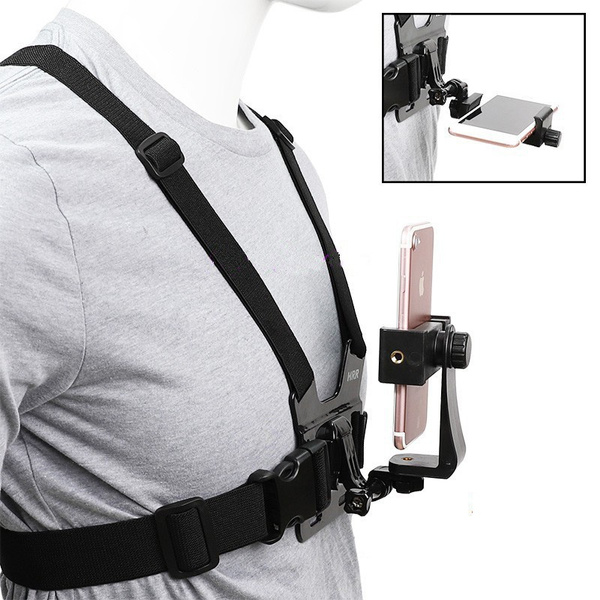 Mobile Phone Chest Mount Belt for Smartphone Cell Phone Chest Strap ...