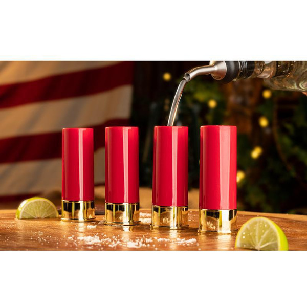 12 Gauge Shot Glass Set of 4,Shotgun Shell Shot Glasses | Wish