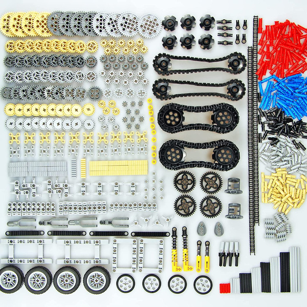 Technic Parts Gears Axles Sets - Compatible with All Major Brands ...