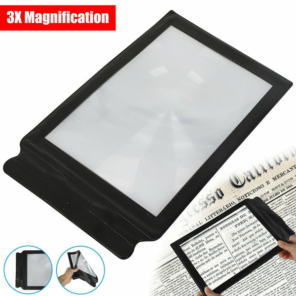 Full Page Magnifier Sheet 4X Large Big Magnifying Glass Reading Book ...