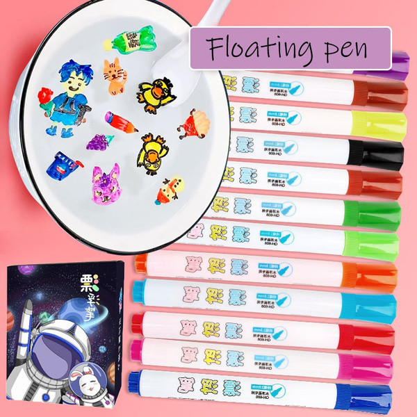 8/12 Color Box Packaging Magic Watercolor Pen Children's Water Floating ...