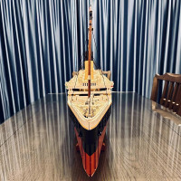 New Ship Boat Model Building Block Brick Educational Assembly Toy ...