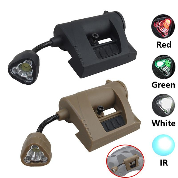 Tactical Helmet Light Charge Mpls 4 Modes Green Red IR Laser Helmet ...