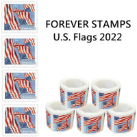 Forever Stamps 2022 Mail Postage Flag Stamps Coil Of 100 | Wish