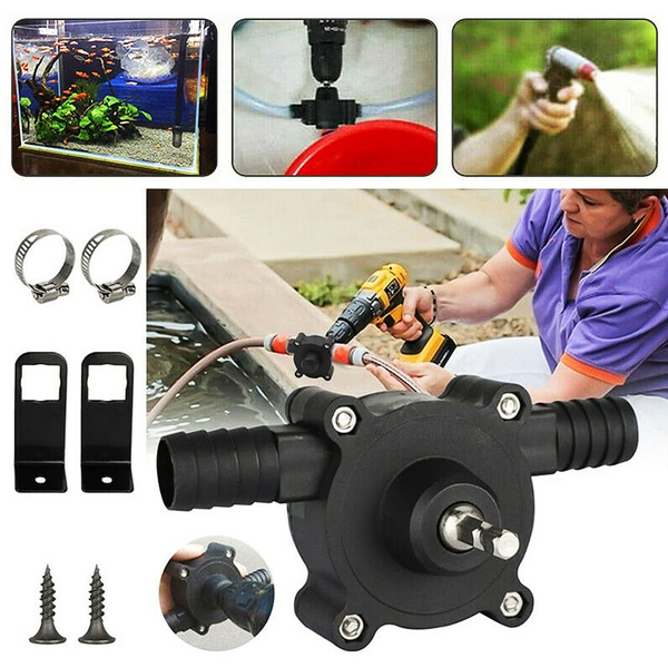 Manual Electric Drill Portable Household Water Pump Self-priming ...