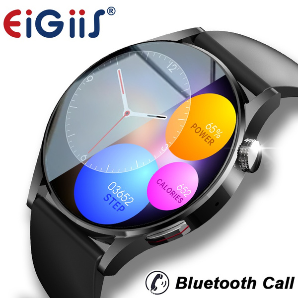 EIGIIS 2022 Business Smart Watch 360*360 HD 1.32 Inch Display Bluetooth ...