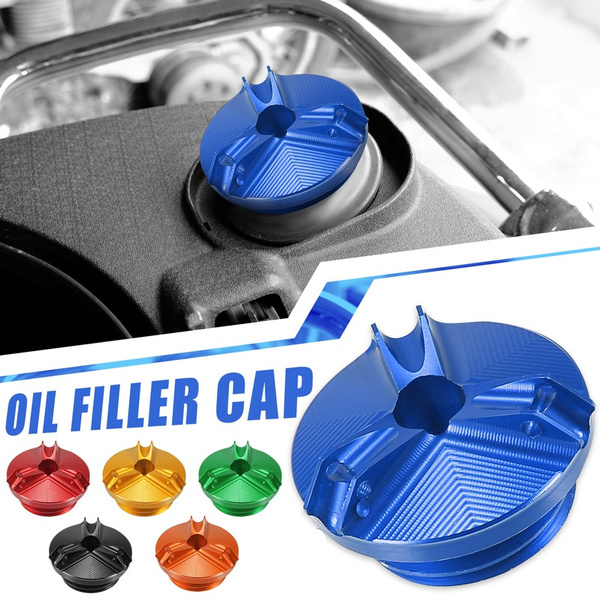 Engine Oil Filler Cap Oil Filler Plug Cover Blue for Yamaha YZF-R6S YZF ...