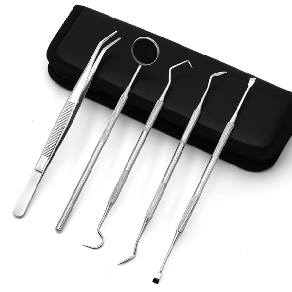 Double-ended Design Dental Hygiene Tool Dentist Stainless Steel Tartar ...