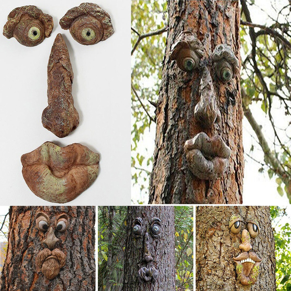 Tree Faces Decor Outdoor Old Man Tree Face Bark Ghost Facial Features ... Tree Faces Decor Outdoor Old Man Tree Face Bark Ghost Facial Features ...