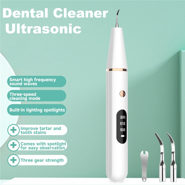 Ultrasonic Dental Cleaner Electric Tooth Scaler Calculus Remover Tooth ...