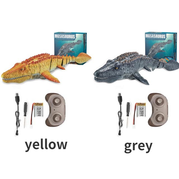 New Remote Control Mosasaurus Water Toy Rechargeable Battery 2.4GHz ...